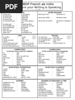 Lesson Plan - French A1 & A2 | PDF | Grammatical Tense | Verb
