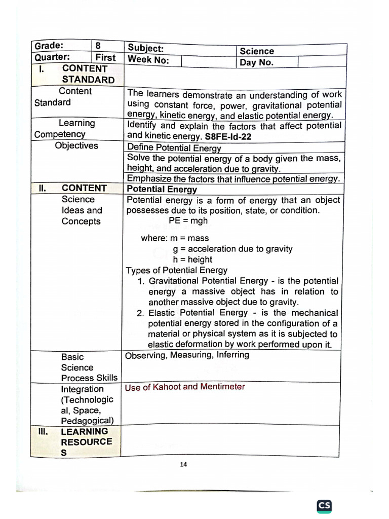 Lesson Plan B | PDF | Technology & Engineering