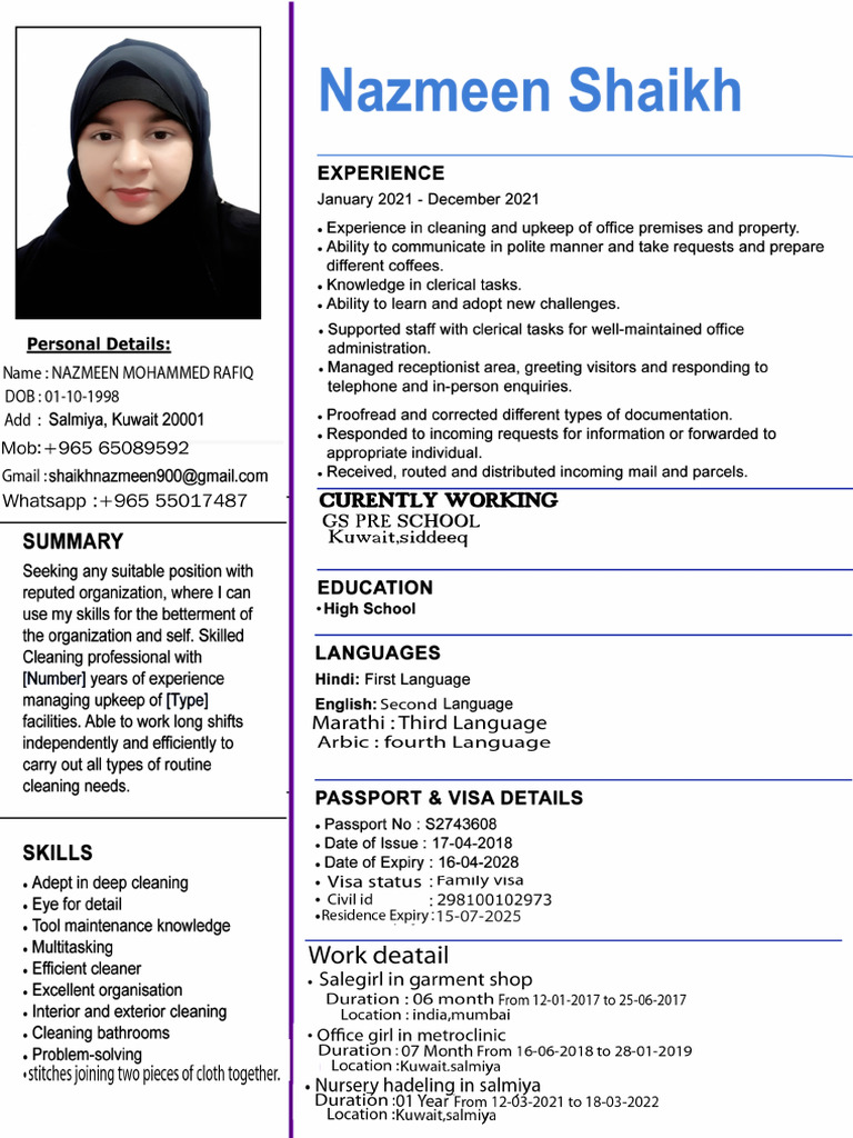 Finalise CV - LiveCareer-1-Recovered | PDF