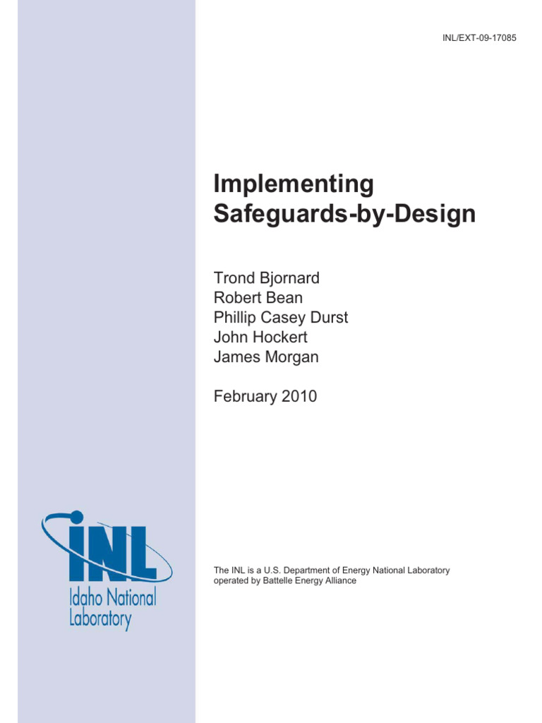 Implementing Safeguards by Design | PDF