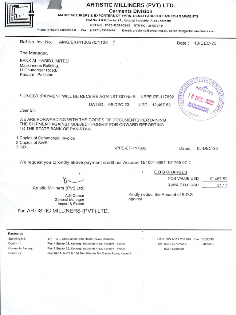 Receiving 120270 | PDF