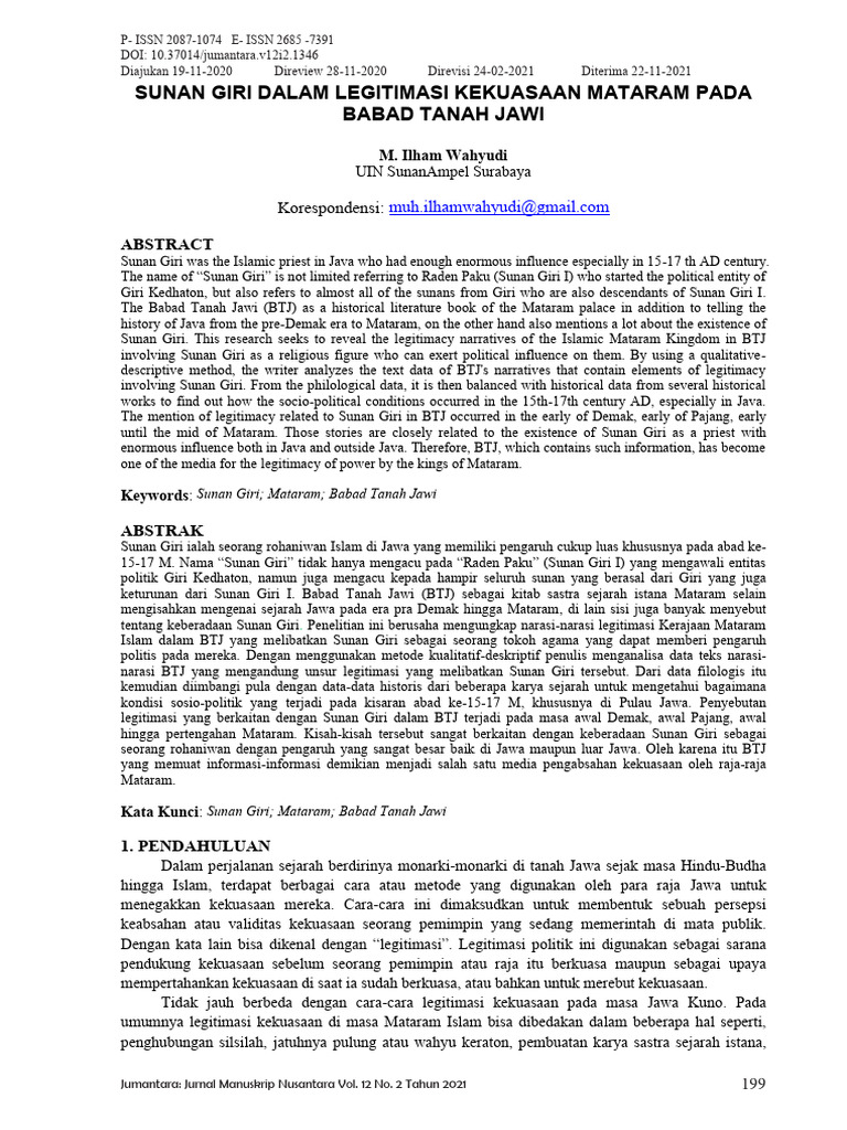 Ilham Sunan Giri | PDF