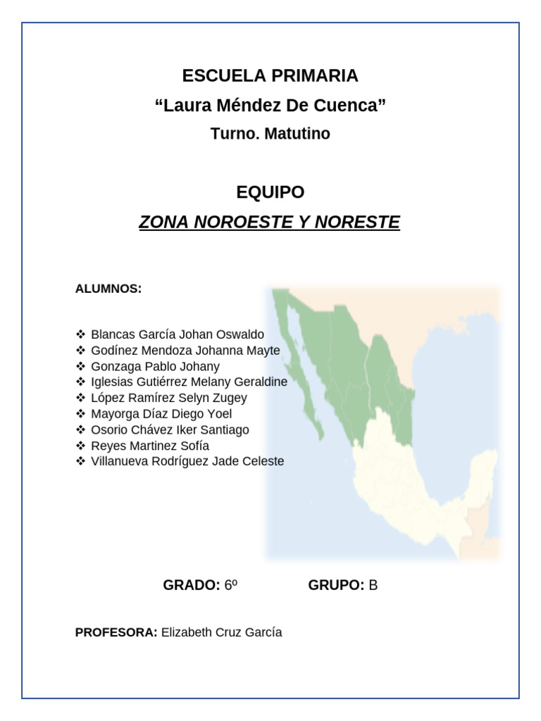 Noroeste y Noreste | PDF
