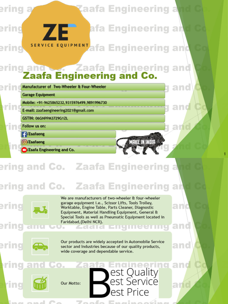 ZAAFA Product Catalogue (October-23) - 1 | PDF
