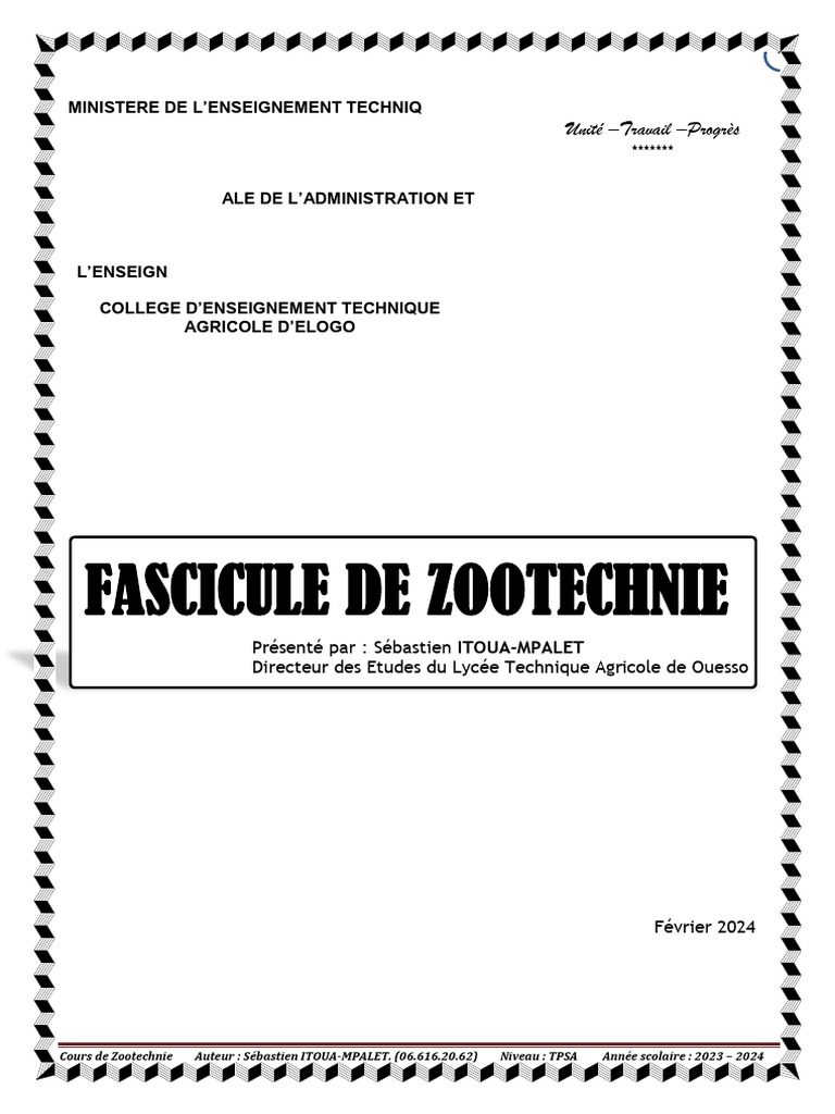 Fascicule Itoua Actualise | PDF