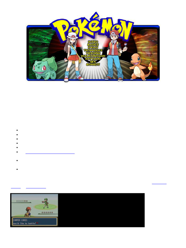 Pokemon Leaf Green Guide | PDF