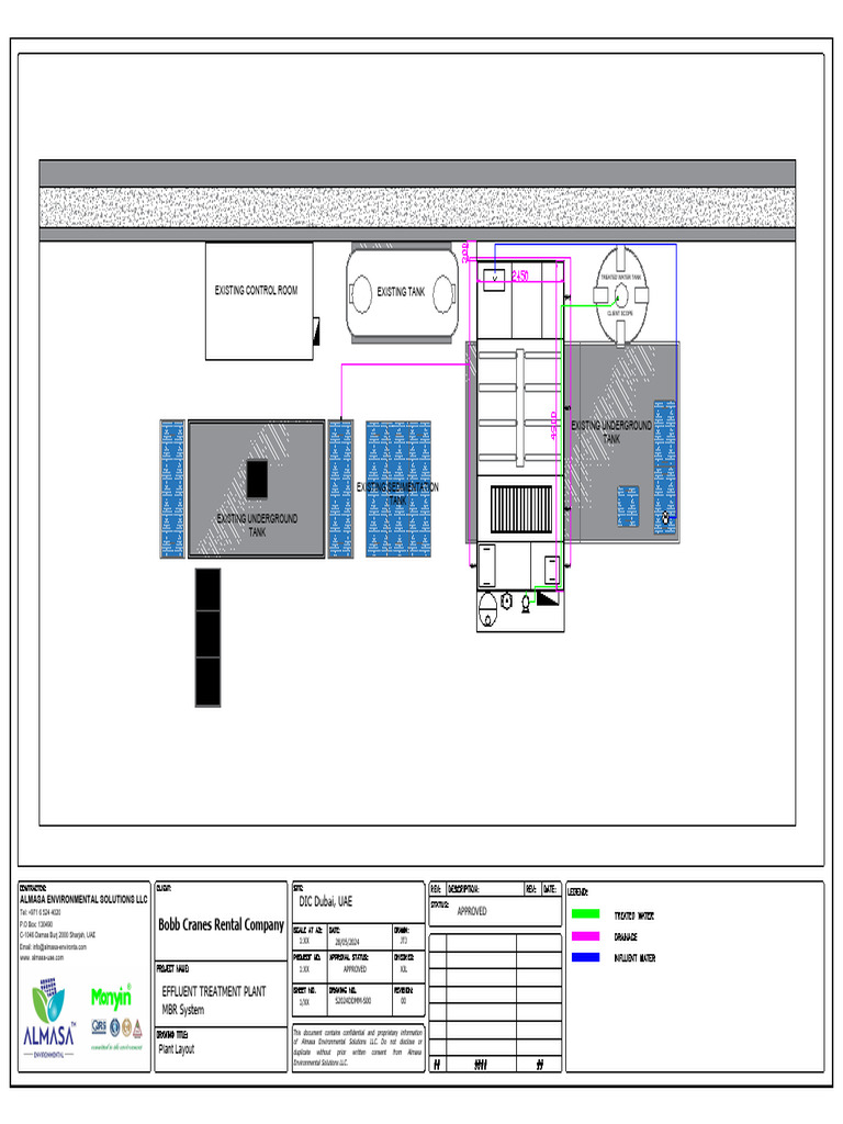 Bobb Crane Reantal Company - ETP Plant Layout | PDF