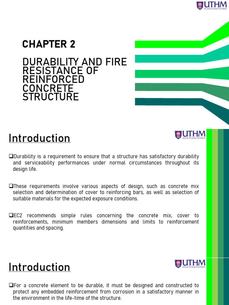 Chapter2 Durability and Resistance of Reinforced Concrete Structure | PDF