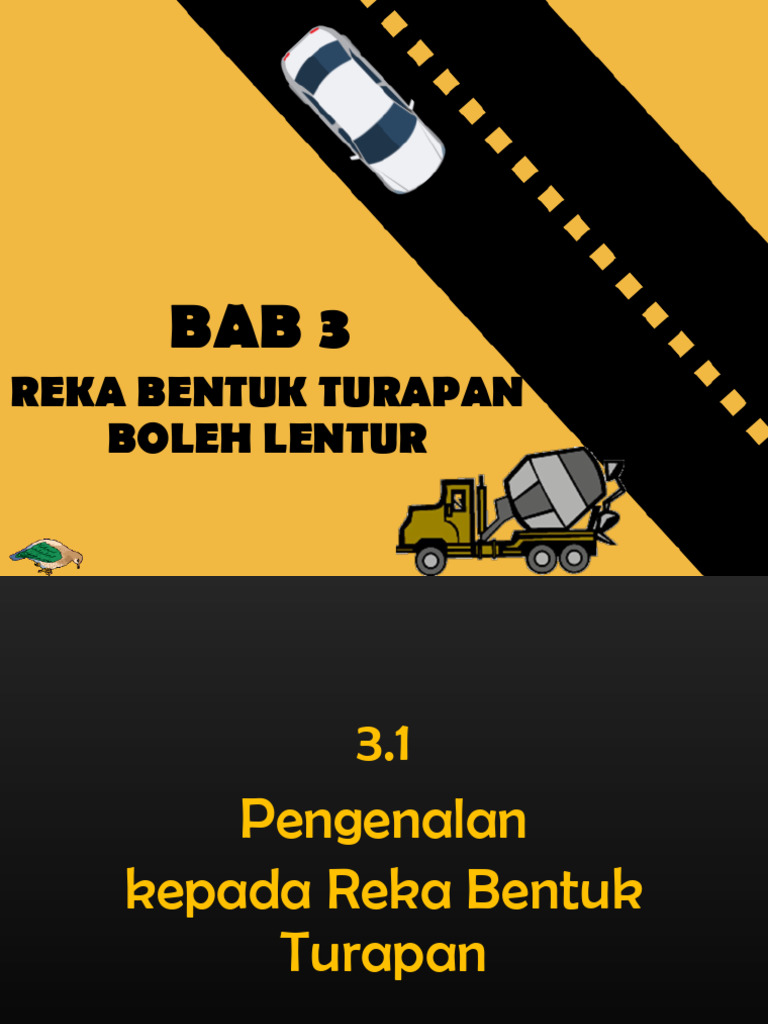 Bab3 Reka Bentuk Turapan Boleh Lentur 2023 | PDF