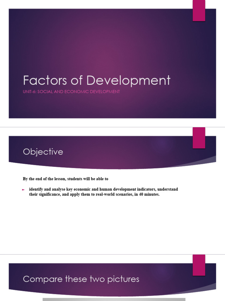 Unit-6 - Social and Economic Development | PDF