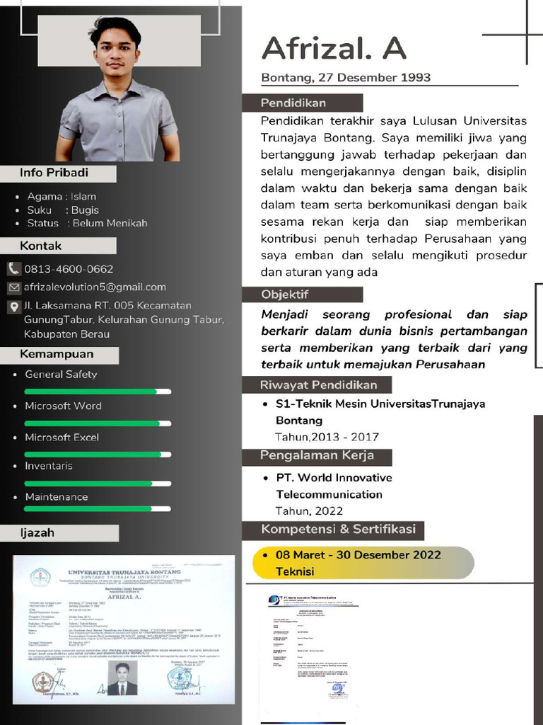 Crew Moco - Afrizal | PDF