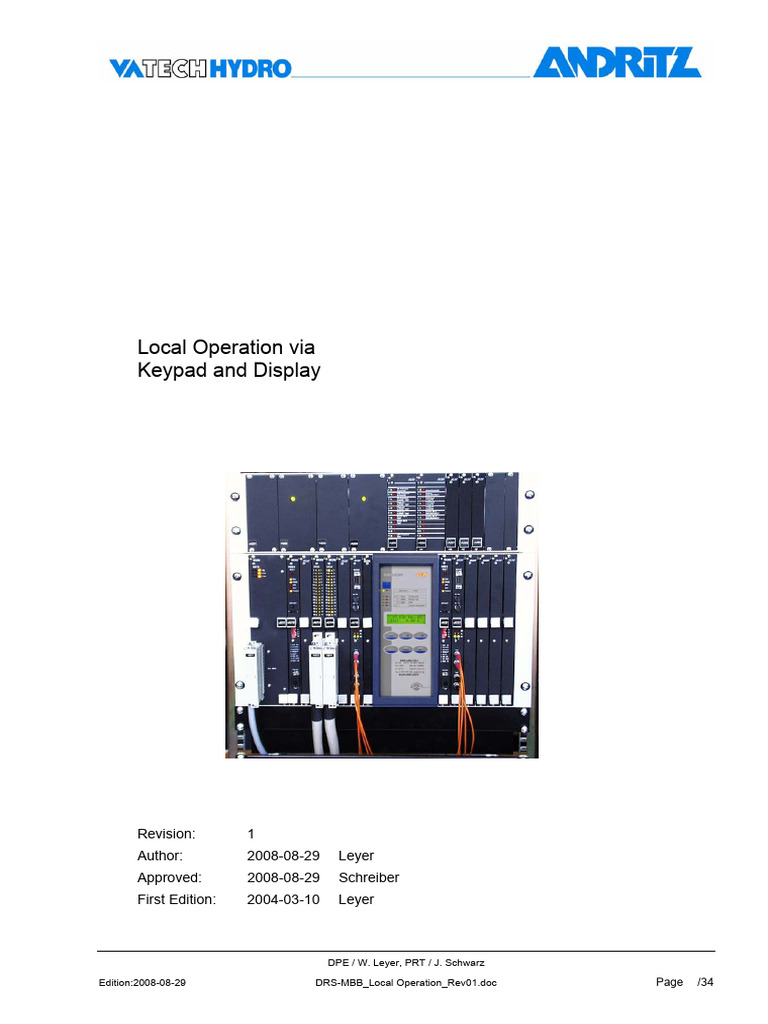 SLO6-205-07-101 - Operation and Maintenance Manual Protection ...