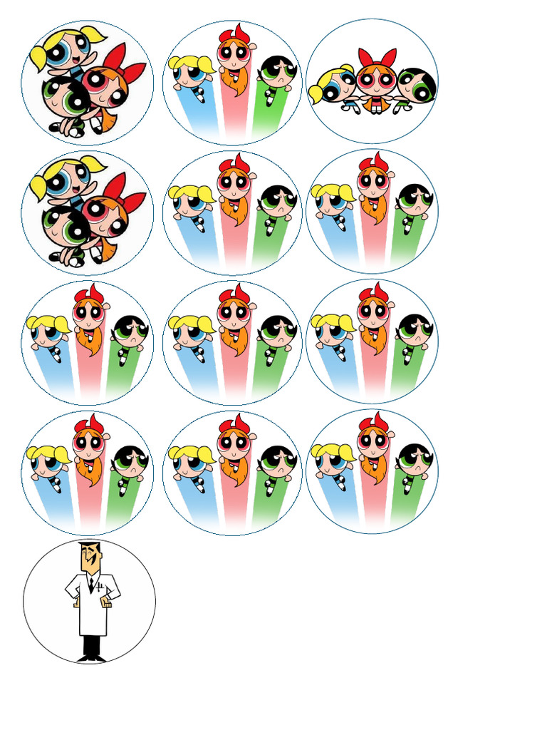 PPF Girls Cake Topper | PDF