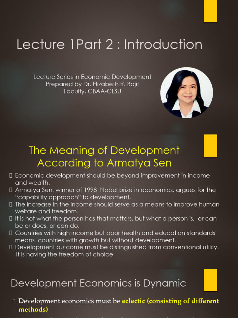 ECON 2205 and ECON 2206 Lect 1 Intro Part 2 | PDF | Economics | Poverty