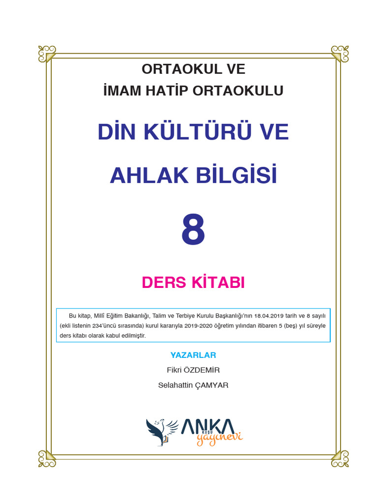 Din 8.Sınıf Devlet Itabı | PDF