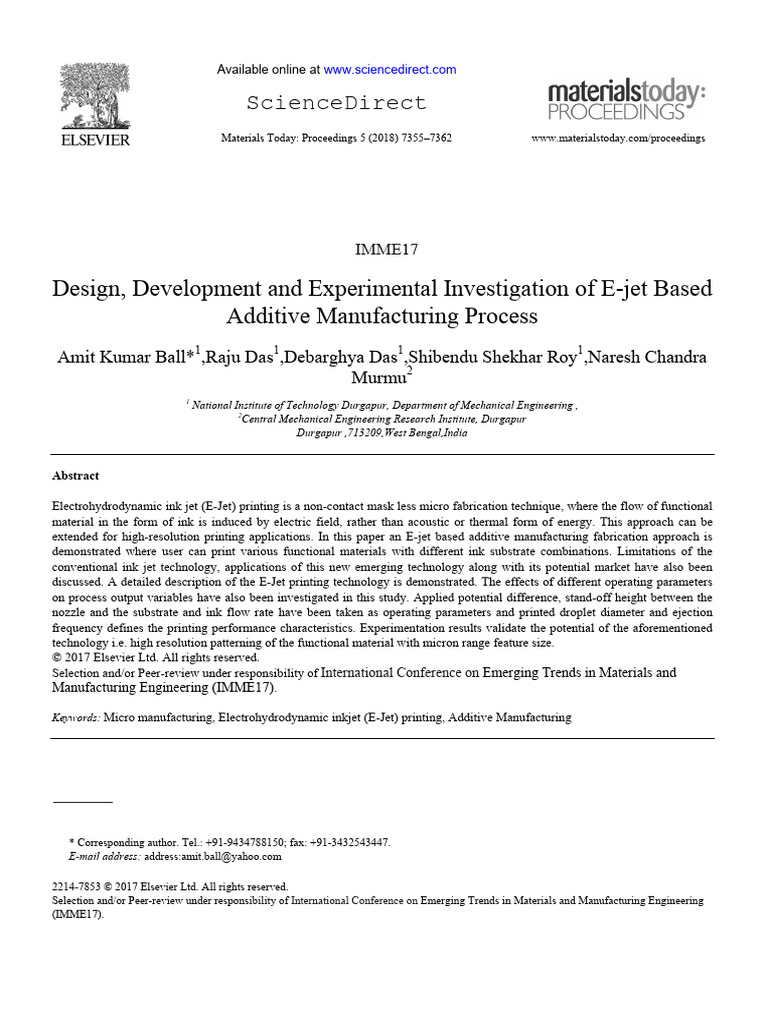 Ball Et Al. - 2018 - Design, Development and Experimental Investigation ...