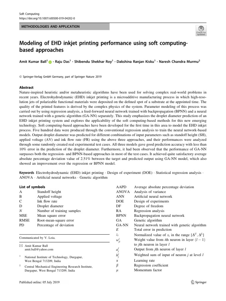 Ball Et Al. - 2020 - Modeling of EHD Inkjet Printing Performance Using ...