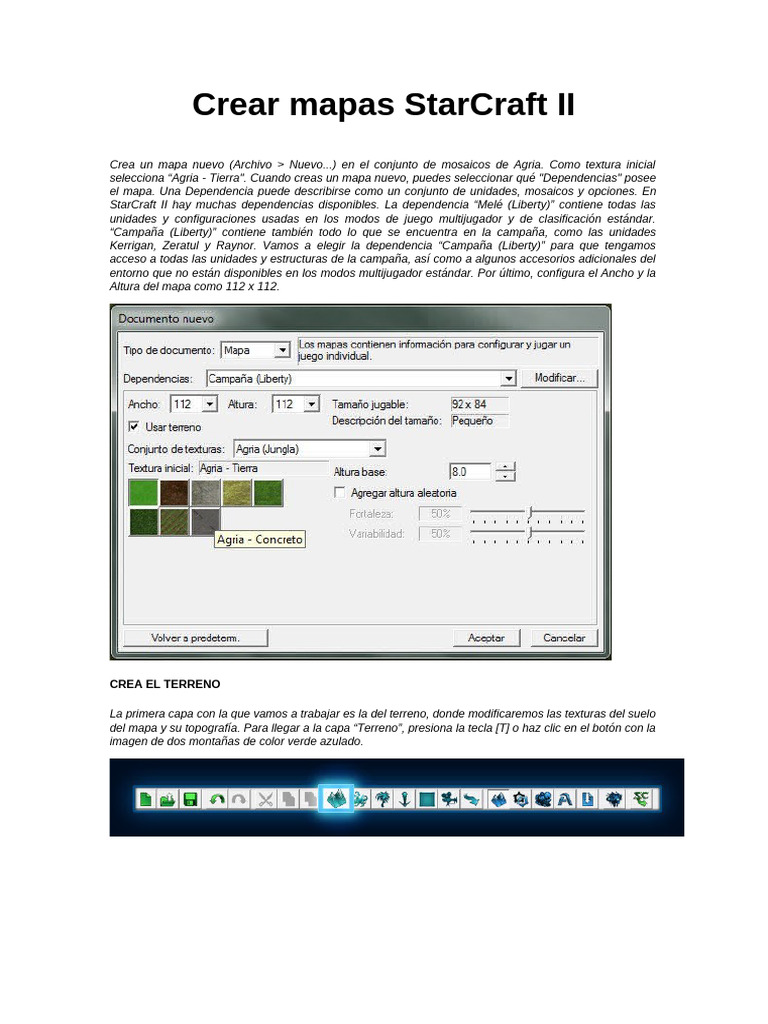 Crear Mapas StarCraft II | PDF
