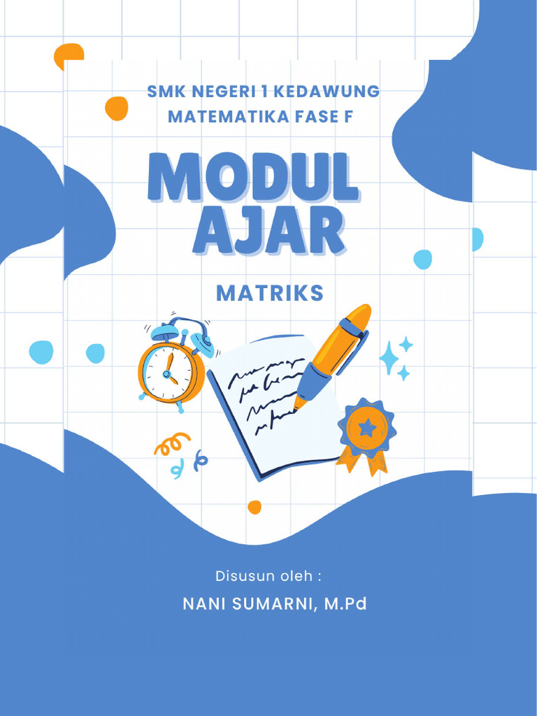 Modul Matematika 11 Bab 3 Matriks | PDF
