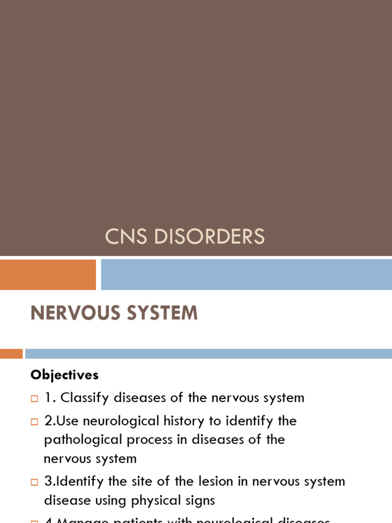Module 9 - CNS | PDF