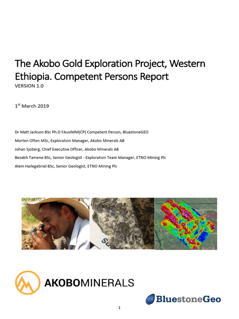 The Akobo Gold Exploration Project | PDF