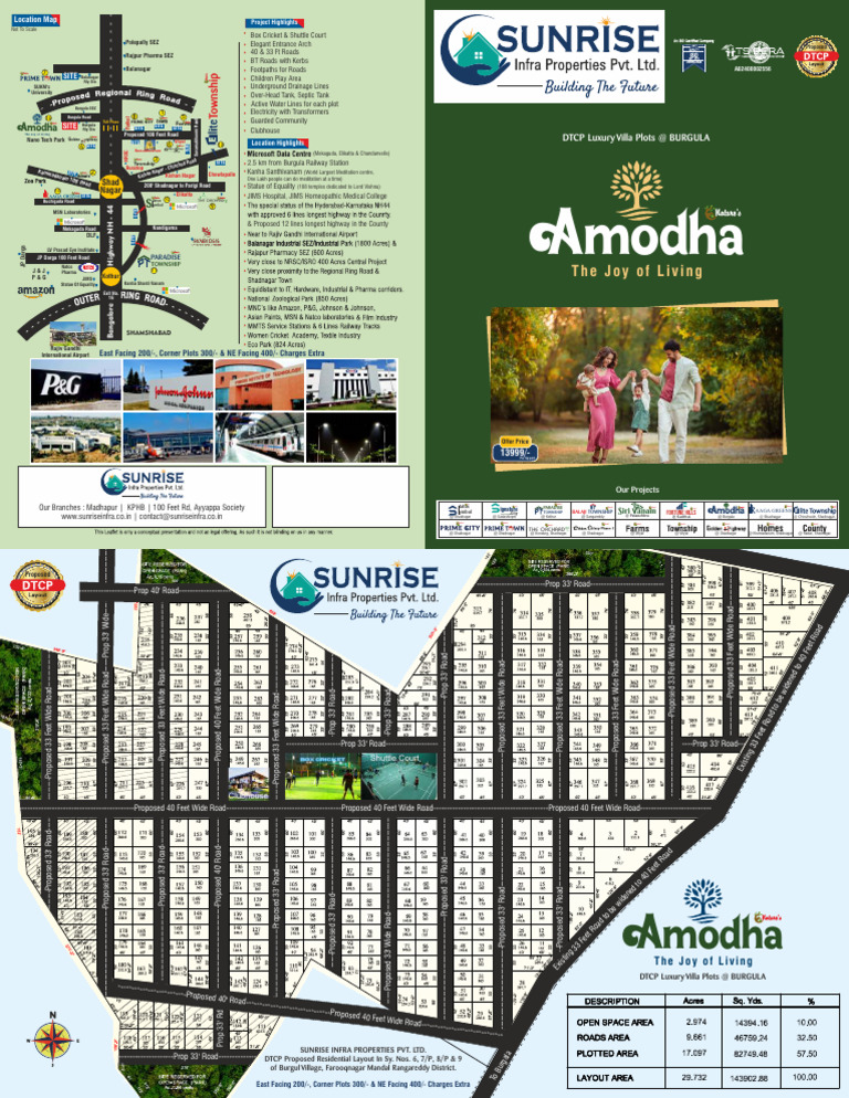 Sunrise Amodha Brochure | PDF