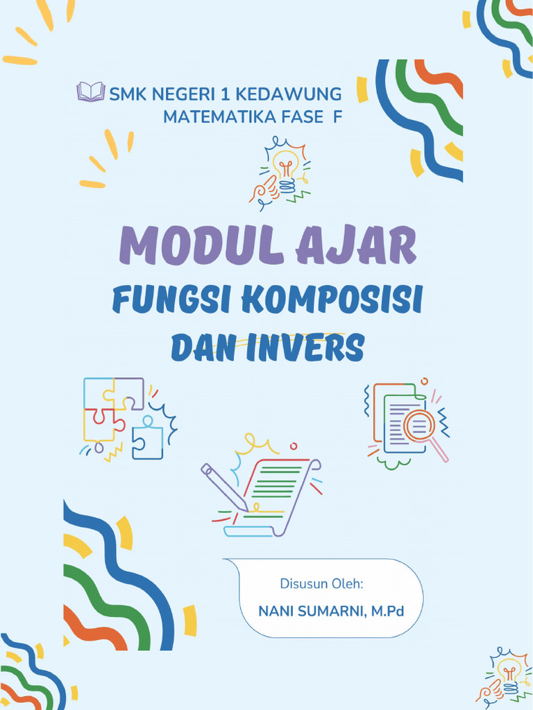 Modul Matematika 11 Fungsi Komposisi Dan Invers | PDF