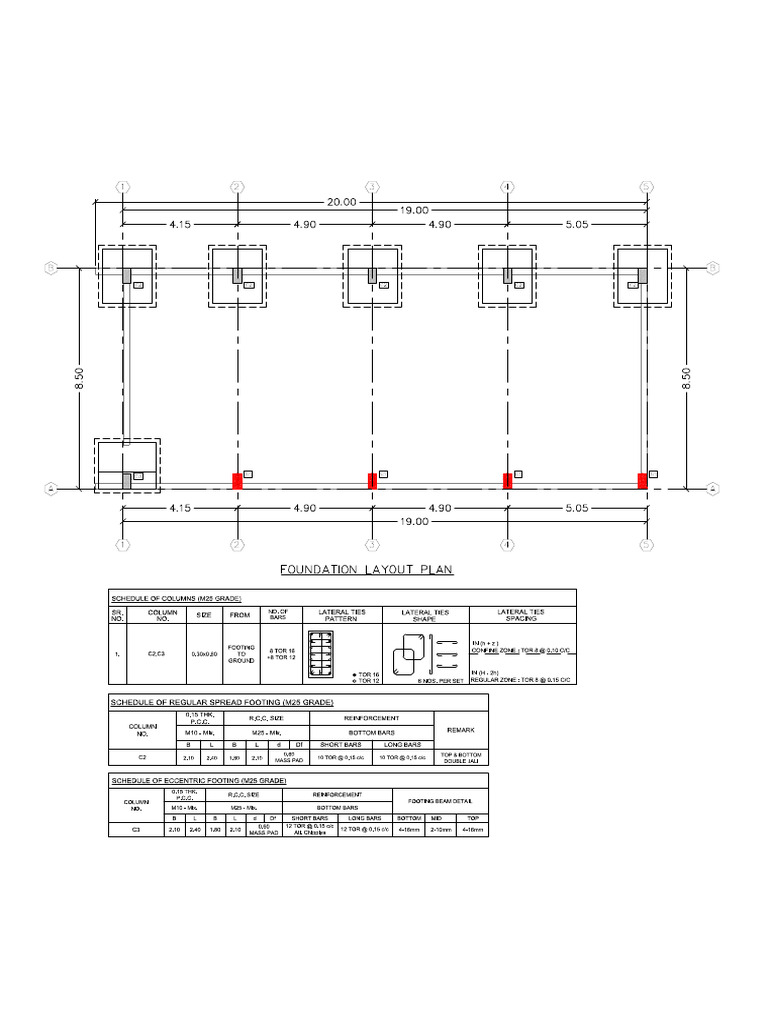 01 Foundation Layout Plan (R01) | PDF