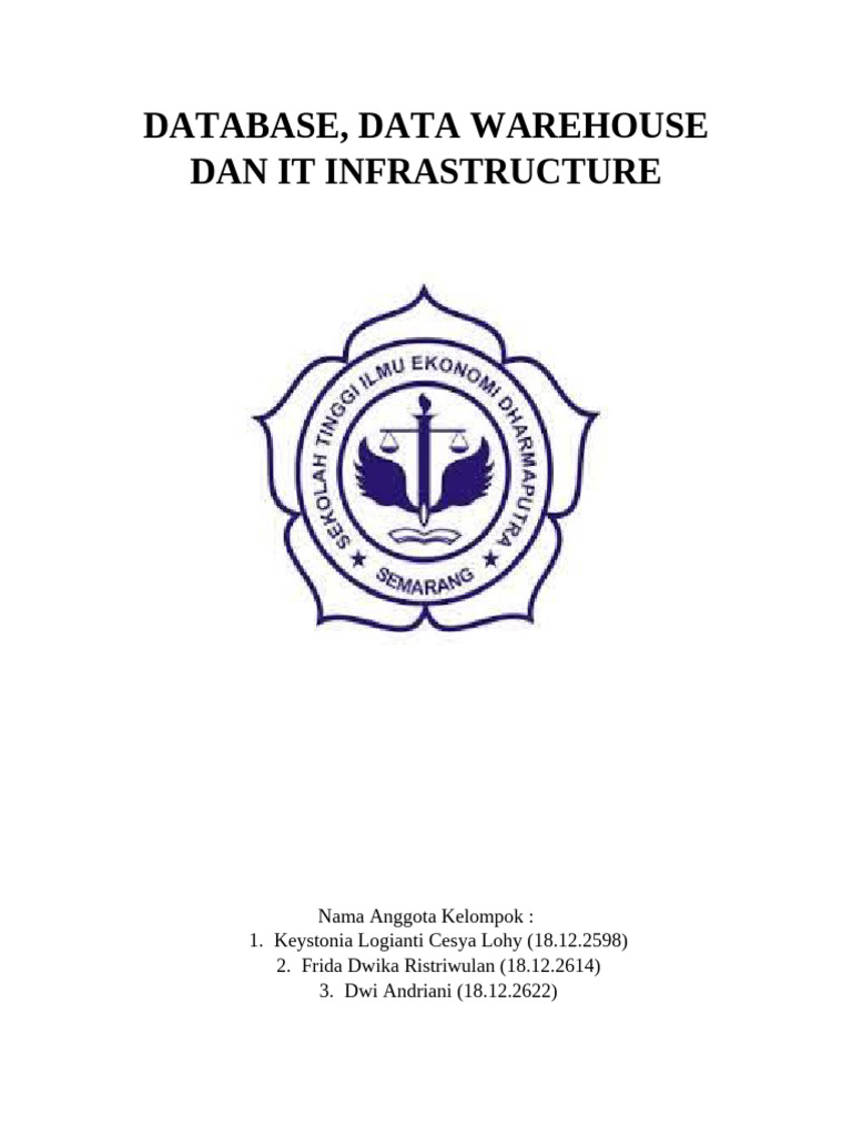 Kel 2 - DATA BASE, DATA WAREHOUSE DAN IT INFRASTRUCTURE | PDF