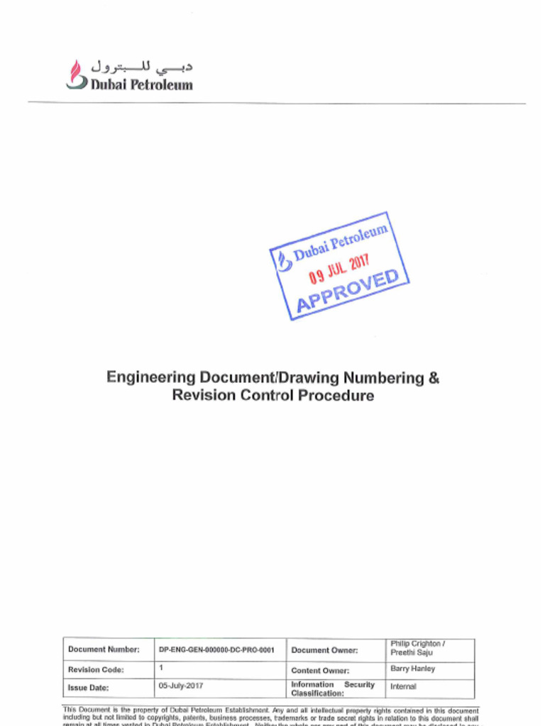 DP-ENG-GEN-000000-DC-PRO-0001 - Engineering Document Drawing Numbering ...