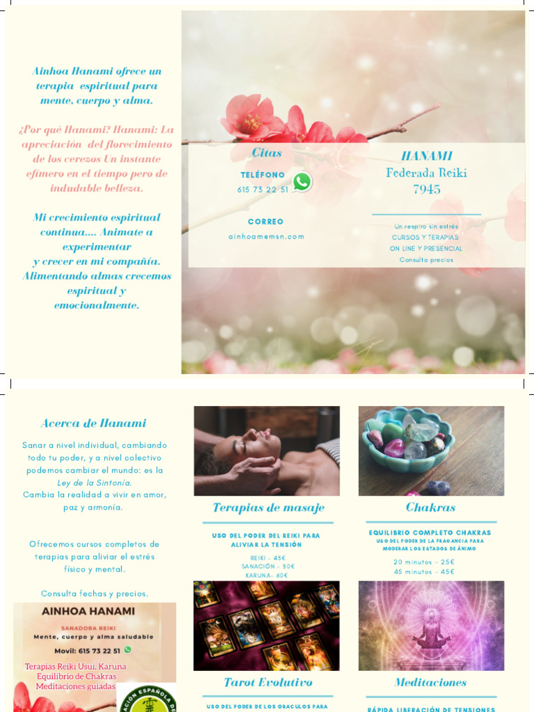 Folleto Hanami | PDF