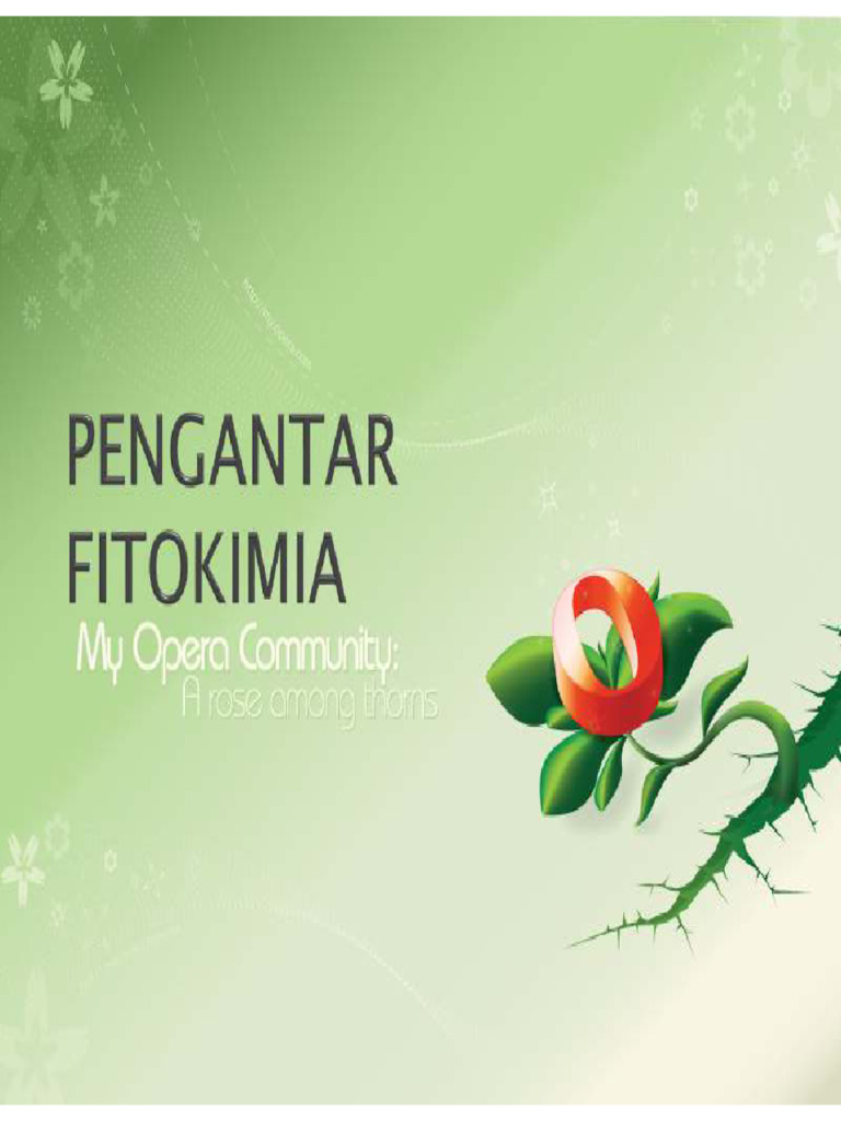 Pengantar Fitokimia - Yuli | PDF