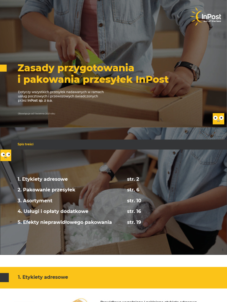 Poradnik Pakowania - Marzec | PDF