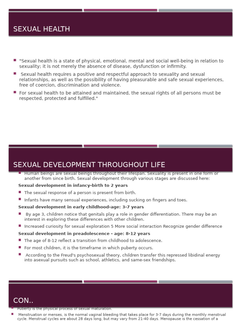Sexual Health | PDF