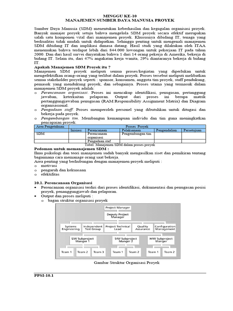 PPSI Minggu 10 | PDF