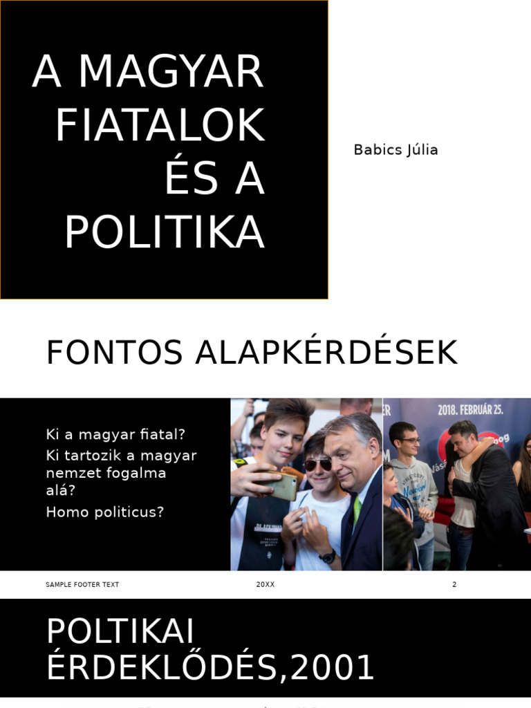A Magyar Fiatalok És A Politika | PDF