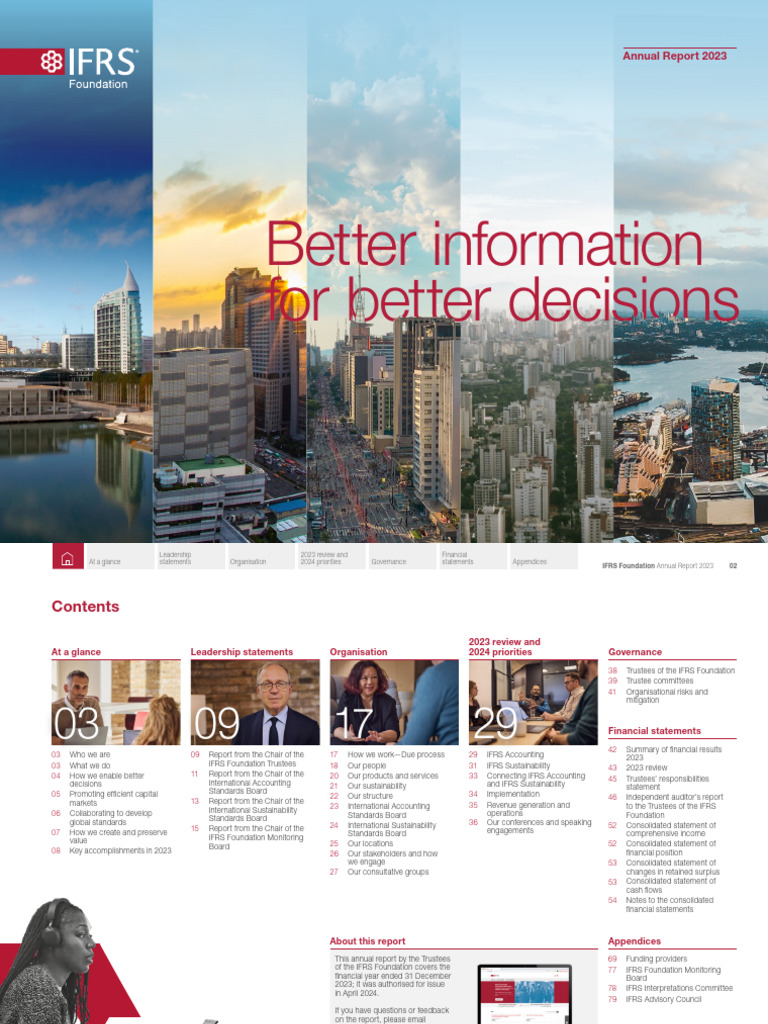 Ifrs Foundation Annual Report 2023 | PDF