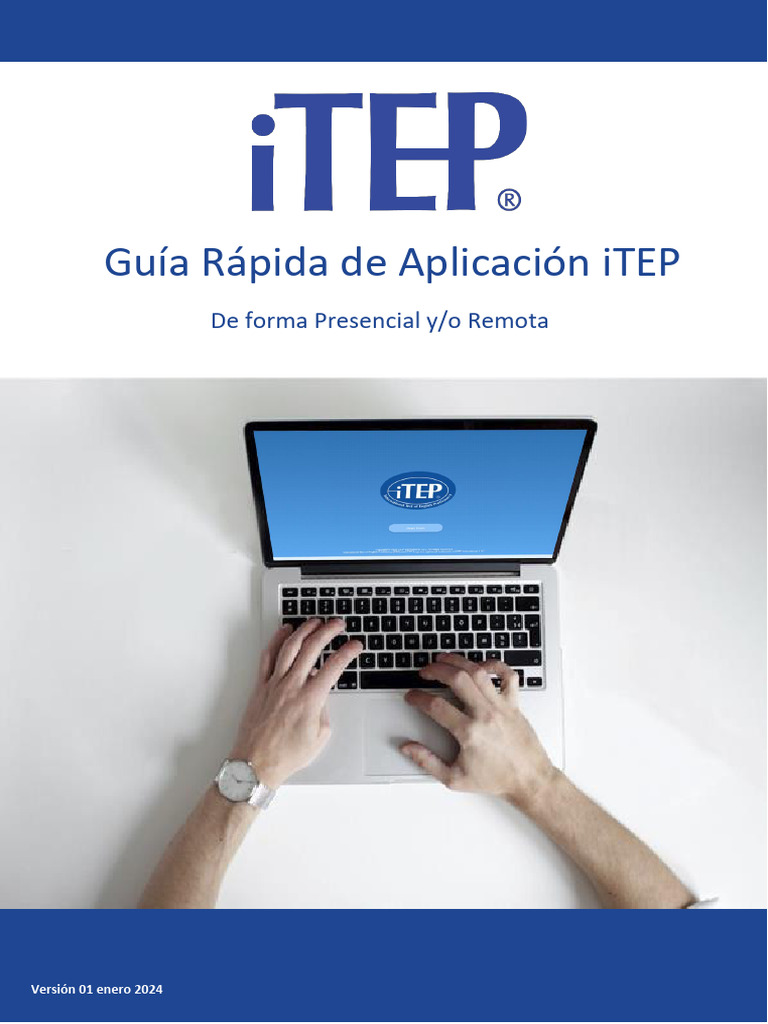 Guia Rapida de Aplicacion ITEP 2024 (02ENE24) | PDF