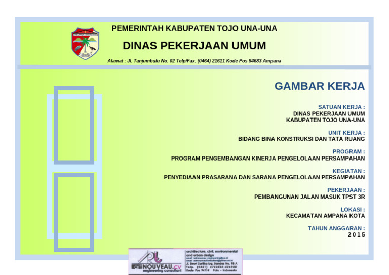 Sampul Gambar Kerja | PDF