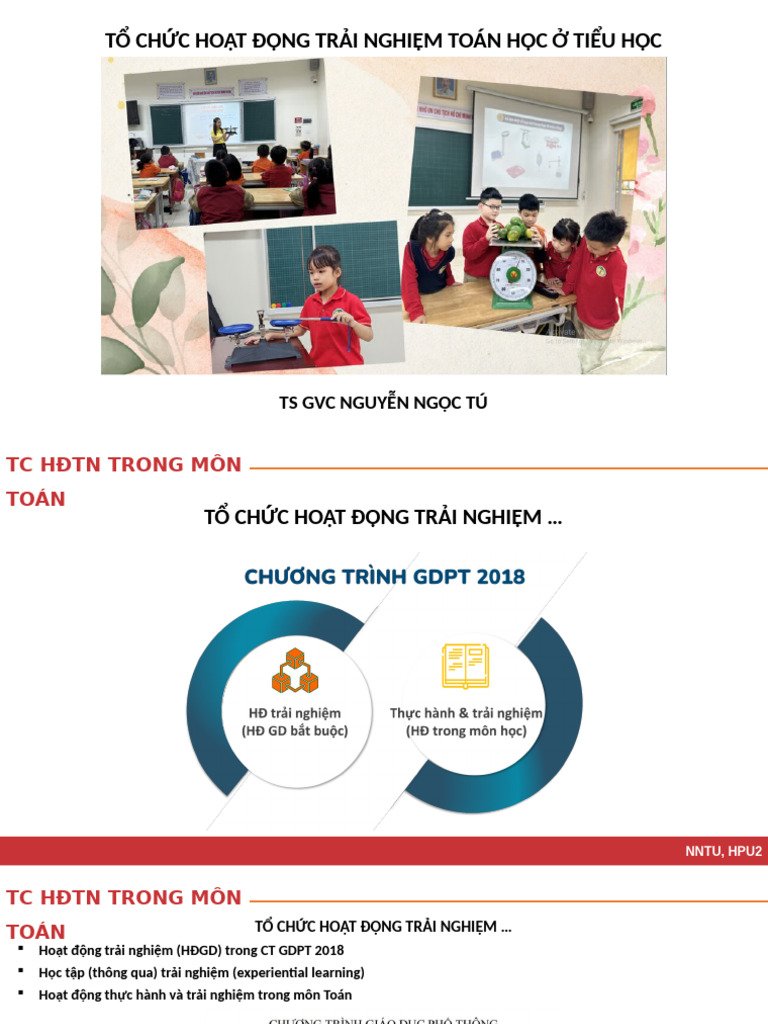 TC HDTN Trong Mon Toan - Mo Dau | PDF