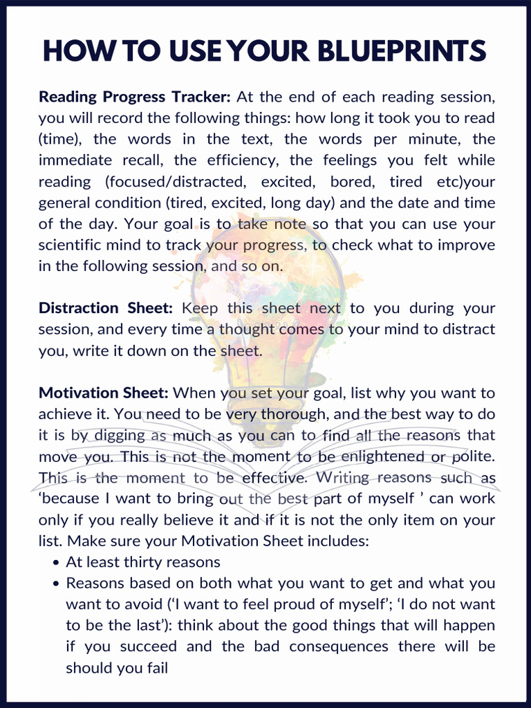 How To Use Your Blueprints | PDF