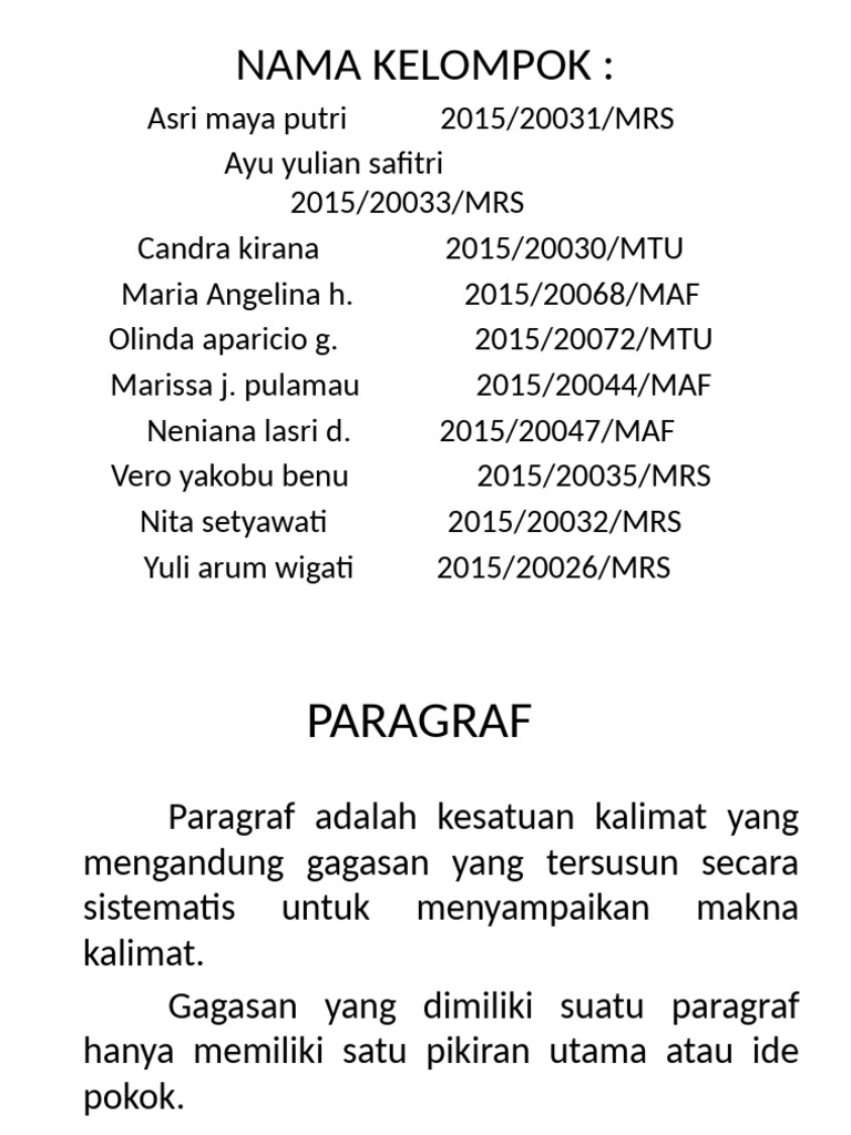 Bhs Indo (Print) | PDF