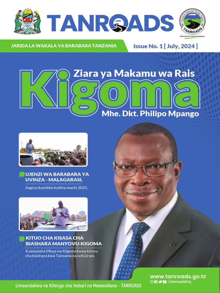 Ziara Ya Makamu Rais Kigoma - Tanroads July, 2024 | PDF
