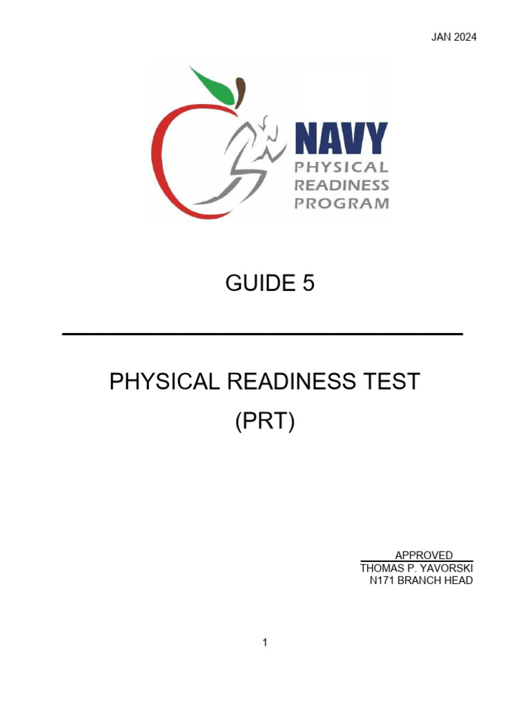 Guide 5 - Physical Readiness Test | PDF | Physical Fitness | Endurance