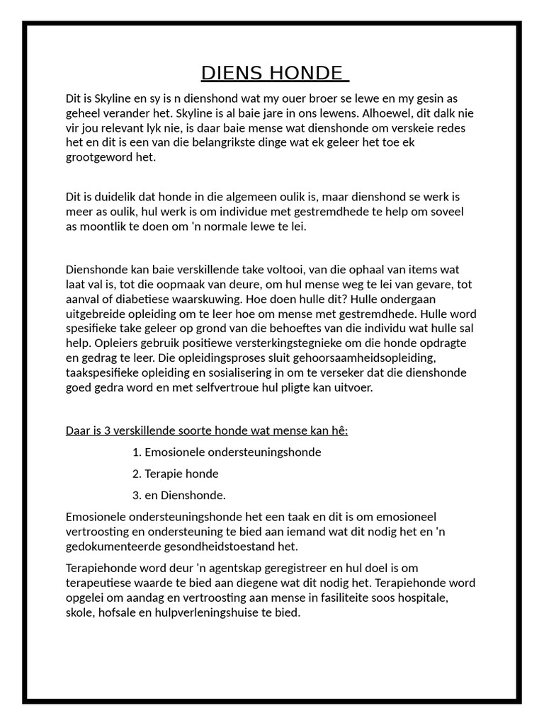 Afrikaans Speech | PDF