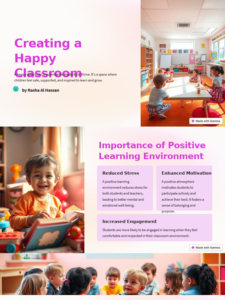 Creating A Happy Classroom | PDF