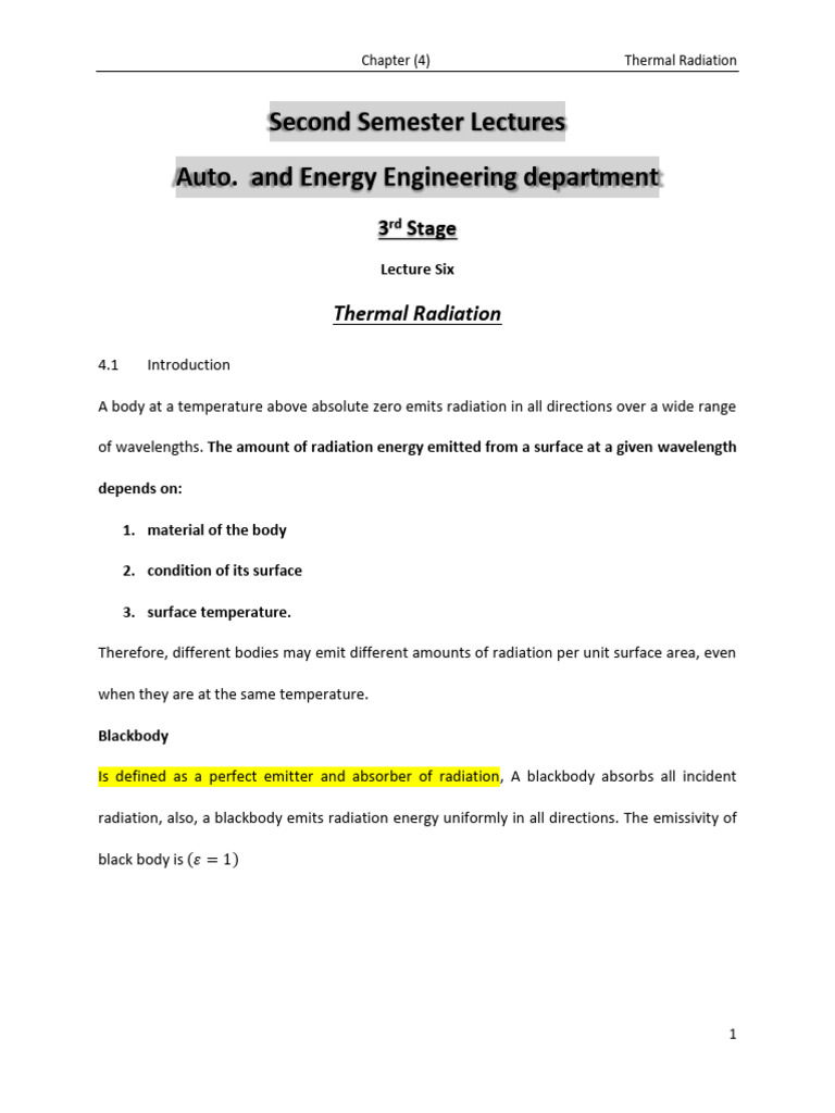 Heat Transfer 2nd Semester 2023 - Lecture - 7 | PDF