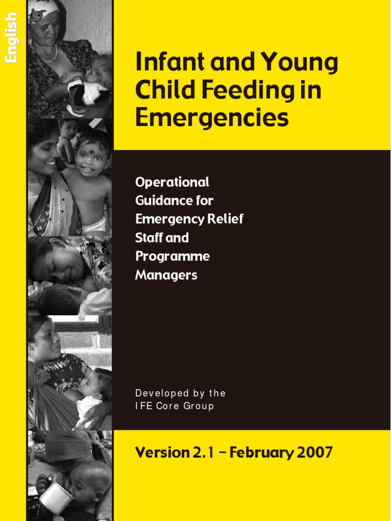 IYCF in Emergencies | PDF | Infant Formula | Breastfeeding