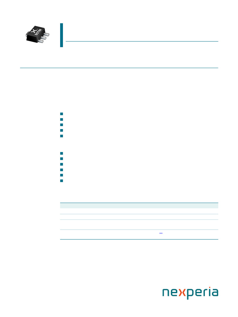 2PB1424 20V 3A PNP Low VCEsat BISS BJT | PDF