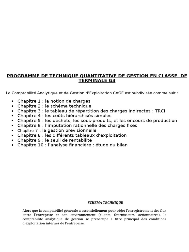 COURS DE COMPTABILITE TERMINALE G3 Nouveau | PDF